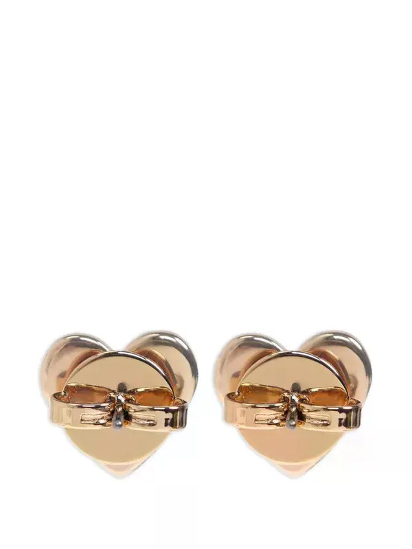 Tory Burch Forget Me Not Heart Motif Stud Earrings
