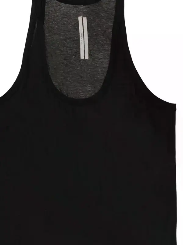 Rick Owens Scoop Neck Tank Top - Black