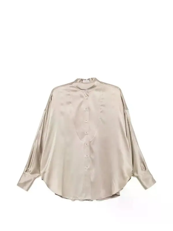 Brunello Cucinelli Band-collar Shirt