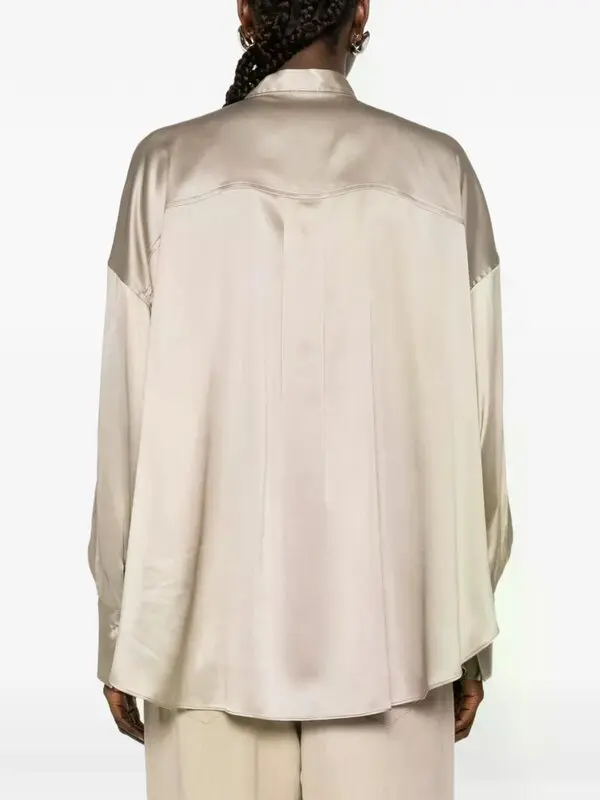 Brunello Cucinelli Band-collar Shirt