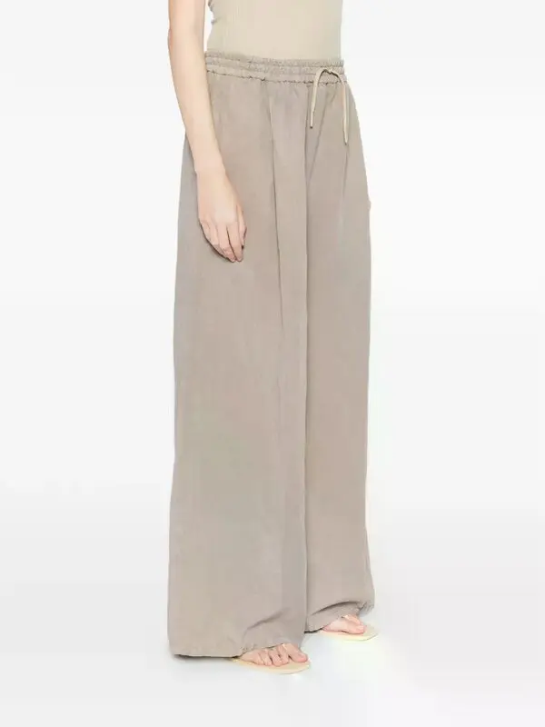 BERWICH Drawstring-waistband Trousers - Brown