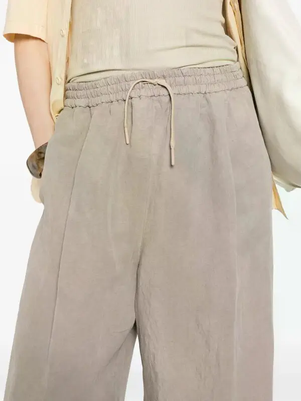 BERWICH Drawstring-waistband Trousers - Brown