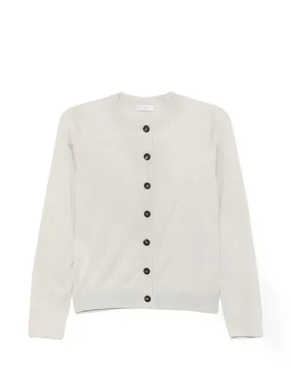 Brunello Cucinelli Metallic-thread Cardigan