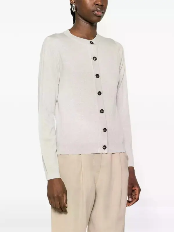 Brunello Cucinelli Metallic-thread Cardigan