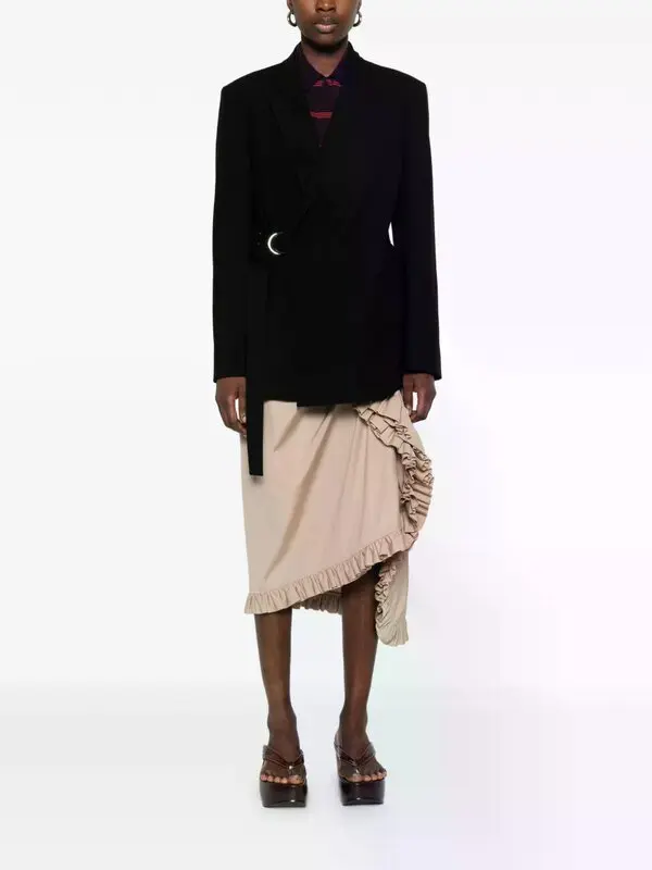 Loewe Buckled Wool Blazer
