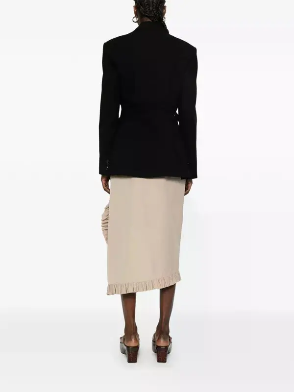 Loewe Buckled Wool Blazer