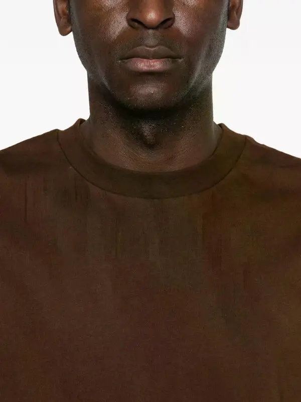 ENTIRE STUDIOS Crew-neck T-shirt - Brown