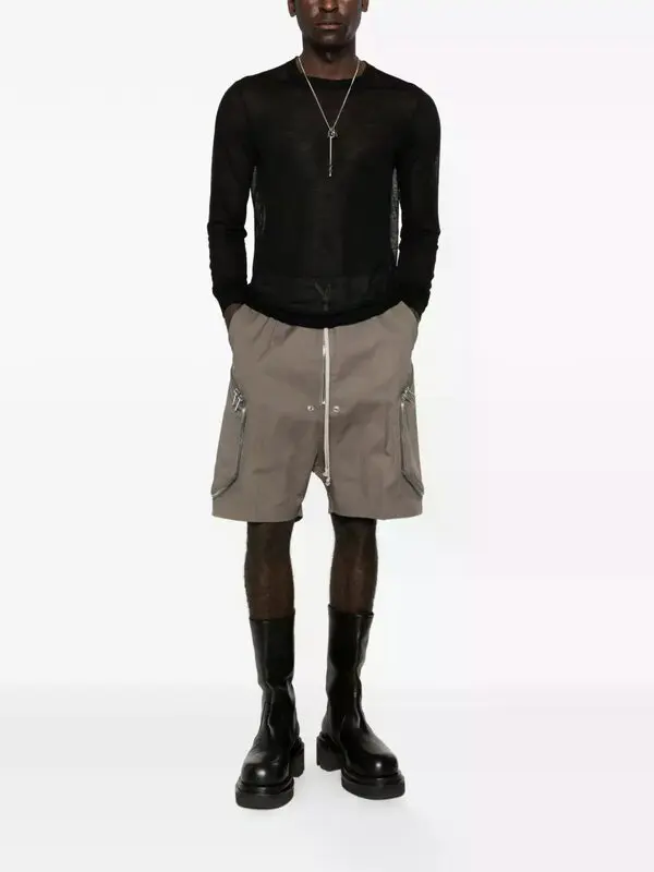 Rick Owens Level Ls T Long Sleeve Polo Shirt