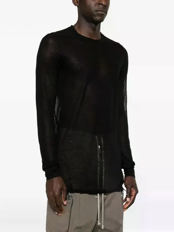Rick Owens Level Ls T Long Sleeve Polo Shirt