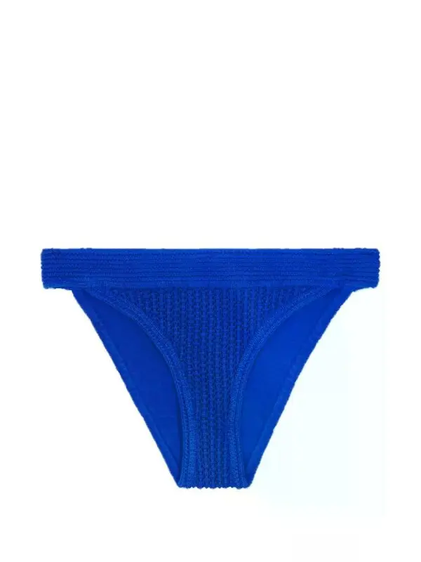 Eric Bompard Crocheted Bikini Bottoms - Blue