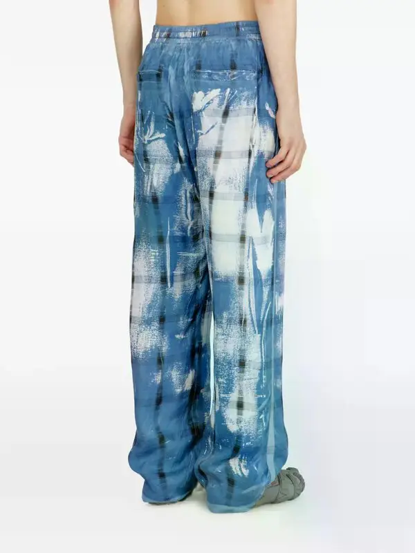DIESEL® Check-pattern Trousers
