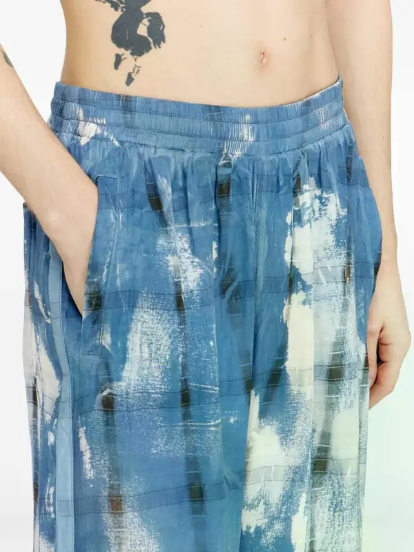 DIESEL® Check-pattern Trousers