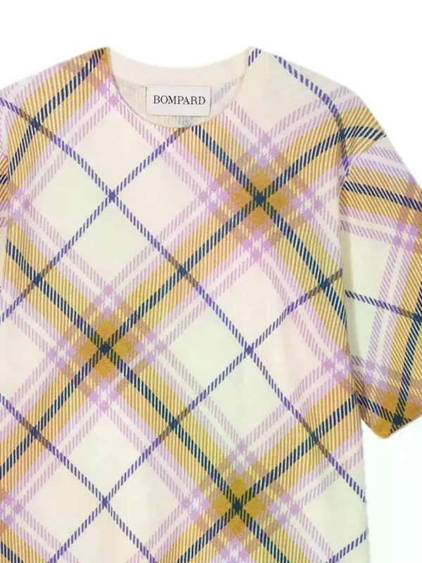 Eric Bompard Tartan-print T-shirt - Neutrals
