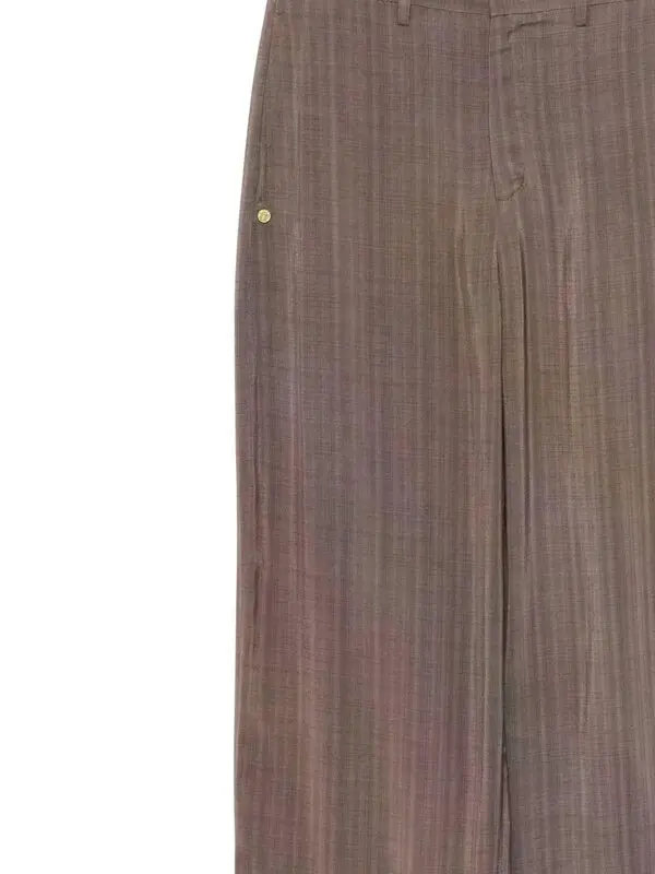 SAMUEL GUÌ YANG Button Straight-leg Trousers