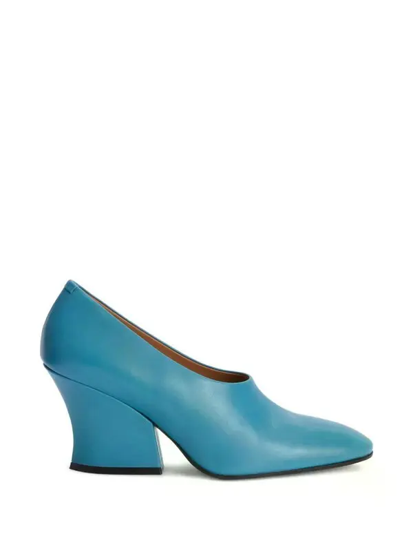 JIL SANDER Leather Pumps - Blue