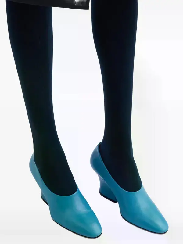 JIL SANDER Leather Pumps - Blue