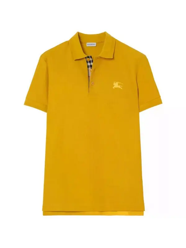 Burberry Cotton Polo Shirt - Yellow