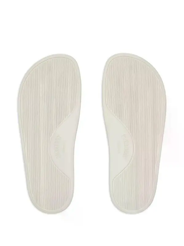 Burberry Slides With Logo - Neutrals