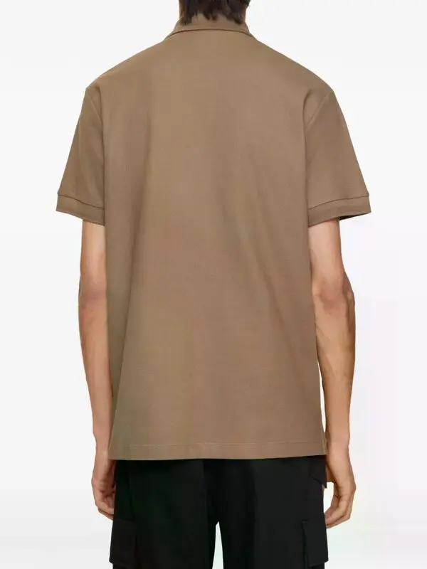 Burberry Cotton Polo Shirt - Brown