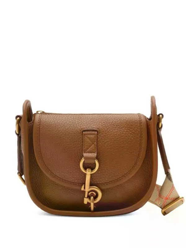Burberry Mini B-clip Messenger Bag - Brown