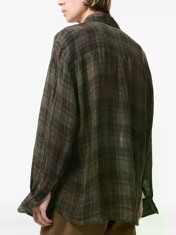 Our Legacy Above Check-pattern Shirt