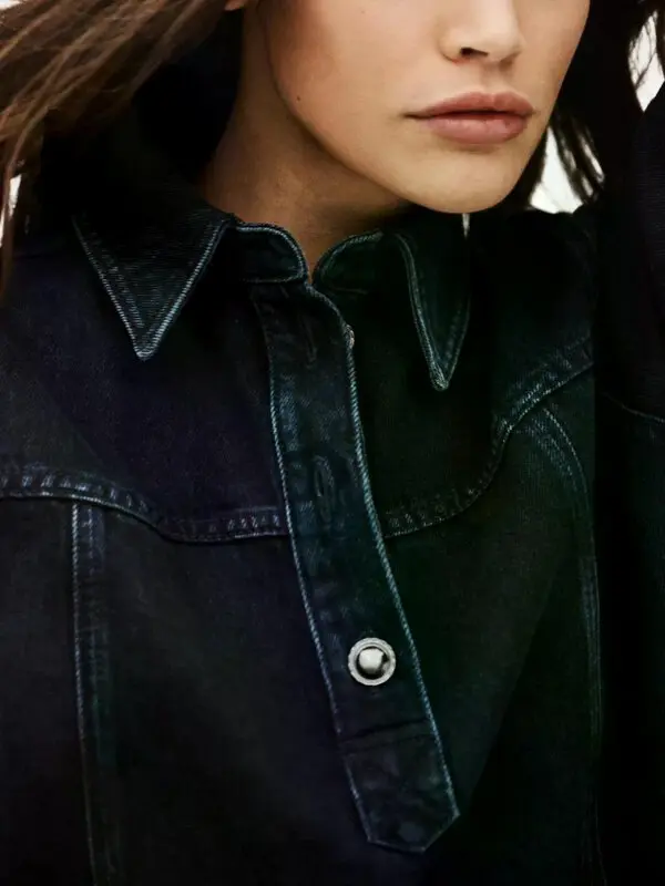Ba&sh Tona Denim Shirt Dress