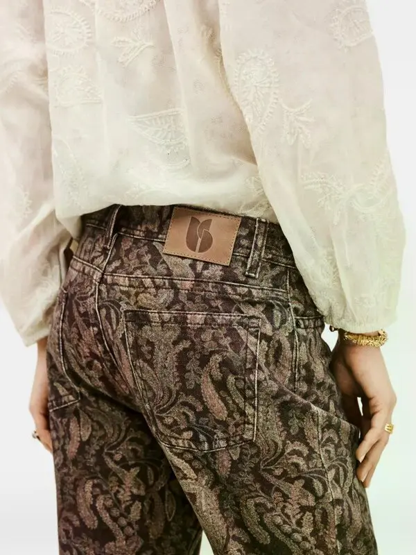 Ba&sh Paisley-pattern Jeans