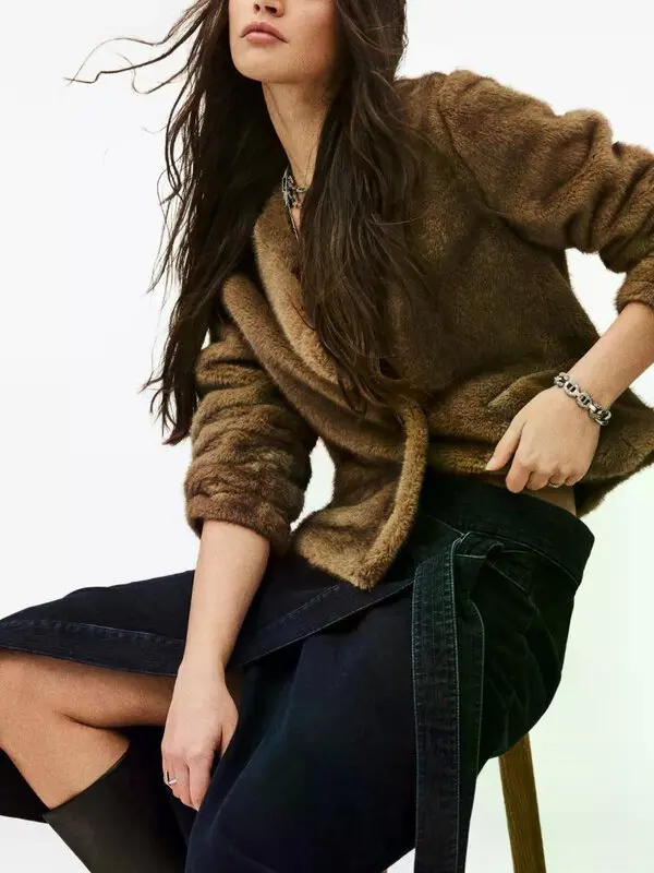 Ba&sh Tie-wrap Midi Skirt