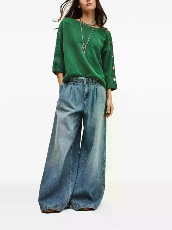 Ba&sh Buttoned-sleeve Jumper