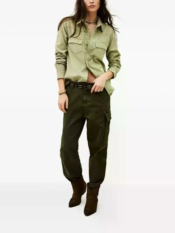 Ba&sh Jada Button-fastening Shirt - Green