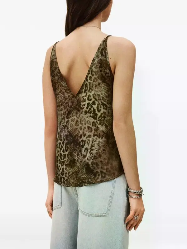 Ba&sh Animal-print Blouse