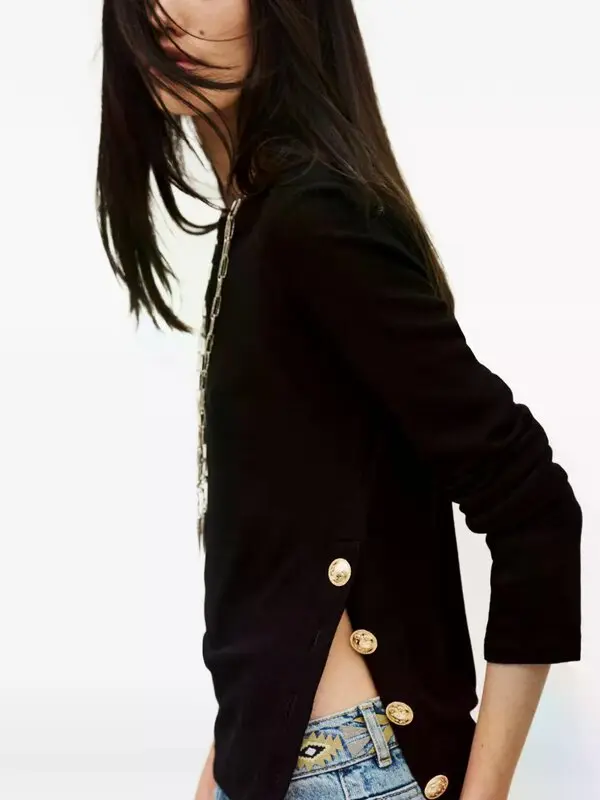 Ba&sh Giulia Buttoned-detail Top