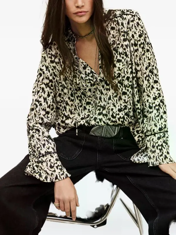 Ba&sh Pia Patterned Blouse