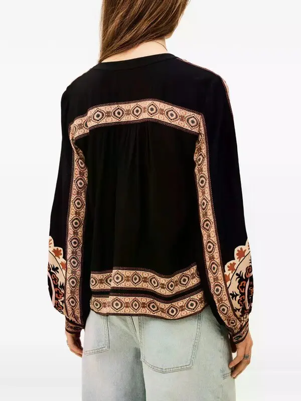 Ba&sh Valda Patterned Blouse