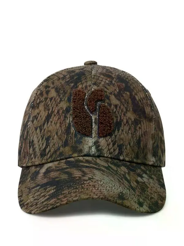 Ba&sh Logo-appliqué Patterned Cap