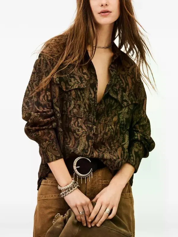 Ba&sh Tao Paisley-pattern Shirt
