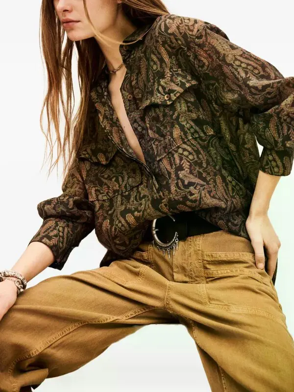 Ba&sh Tao Paisley-pattern Shirt