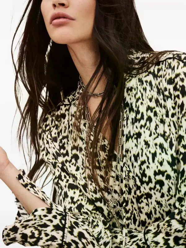 Ba&sh Perla V-neck Printed Dress