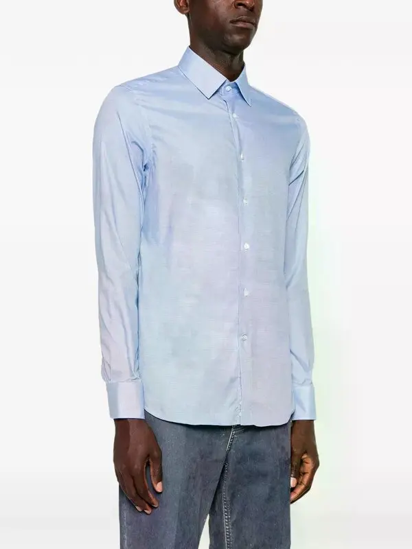 Canali Checked Shirt