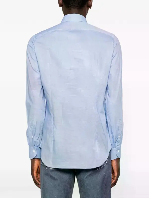 Canali Checked Shirt