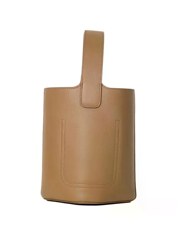 Loewe Mini Leather Bucket Bag - Brown