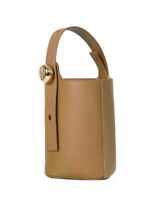 Loewe Mini Leather Bucket Bag - Brown