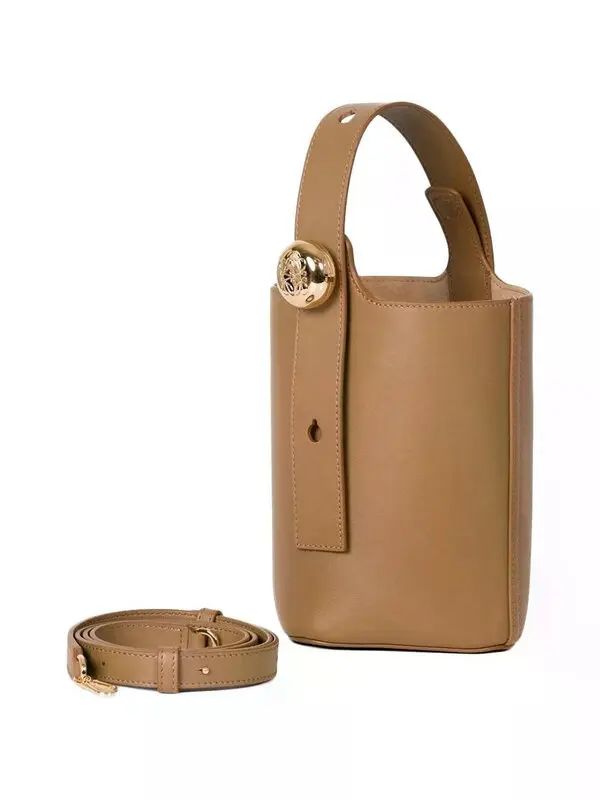Loewe Mini Leather Bucket Bag - Brown