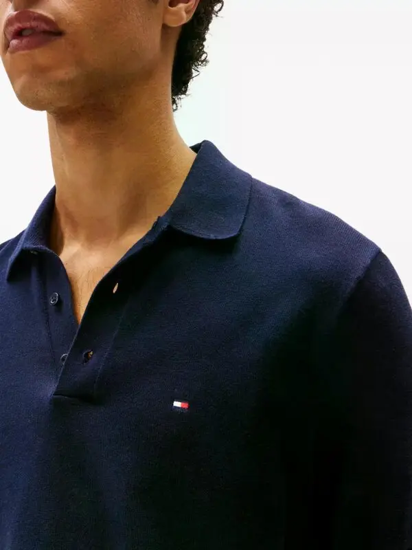 Tommy Hilfiger Buttoned Short-sleeve Knitwear