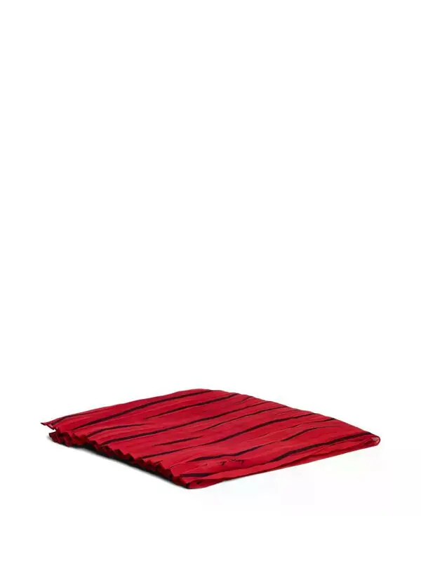 Tommy Hilfiger Striped Pleated Scarf