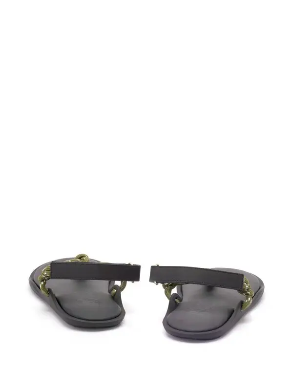 Flowze Knot-detail Sandals - Green