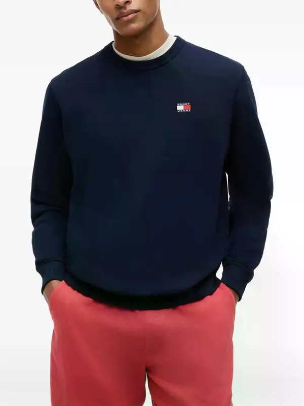 Tommy Hilfiger Logo Patch Sweatshirt - Blue