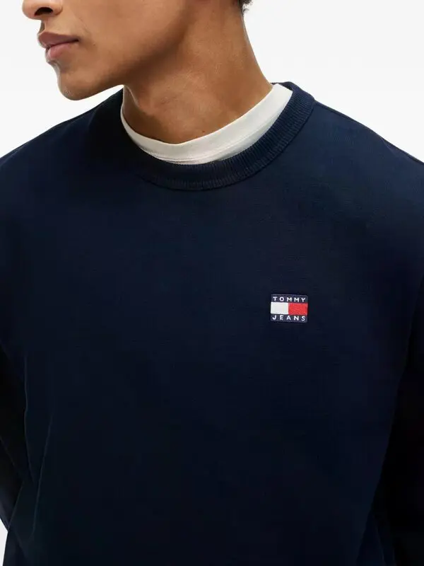 Tommy Hilfiger Logo Patch Sweatshirt - Blue