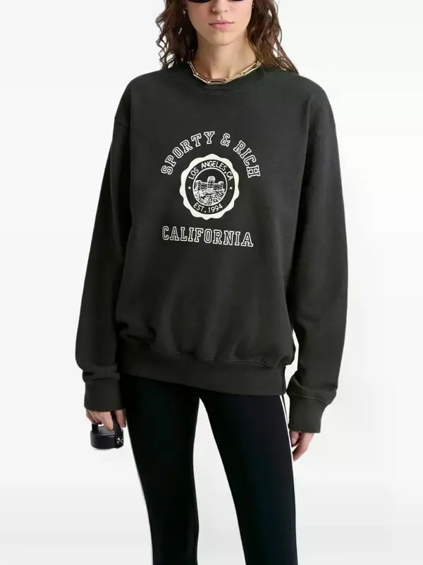 SPORTY & RICH California Emblem Crewneck
