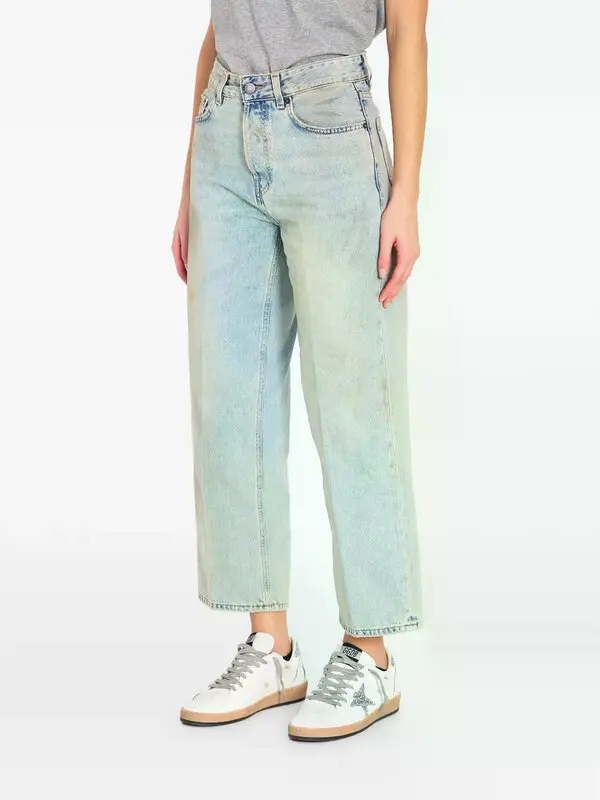 HAIKURE Betty Soft Stained Sky Stained Denim Jeans